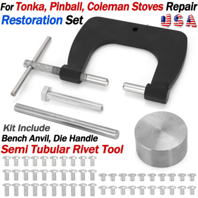 Semi Tubular Rivet Tool Restoration For Tonka Pinball Coleman Vent ...