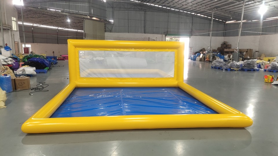 Giant inflatable volleyball courts Inflatable Ball Pool Court For Sport ...
