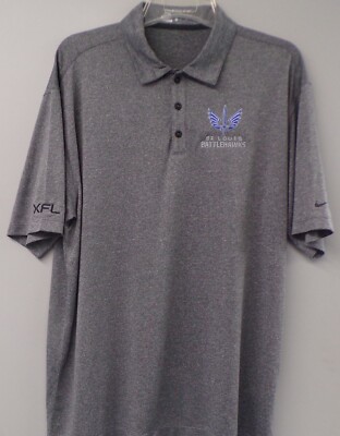 Nike Golf XFL St. Louis Battlehawks Mens Polo Size XL Cardinals Rams ...