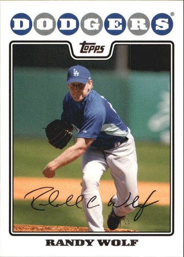 2008 Topps - #9 Randy Wolf for sale online | eBay