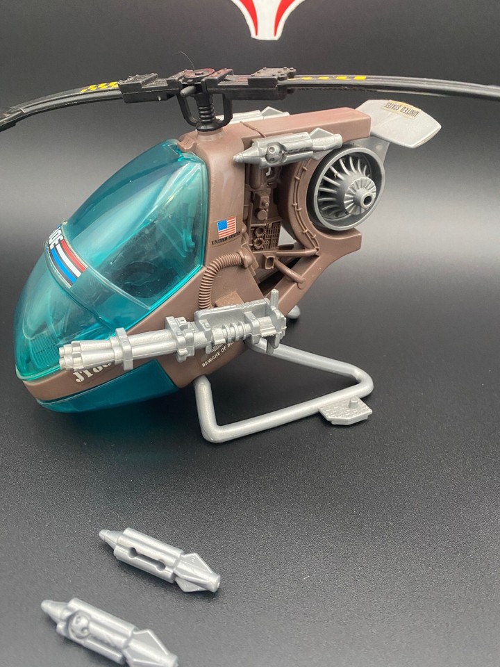 Locust Helicopter 100% Complete GI Joe 1990 Hasbro Vintage Action ...