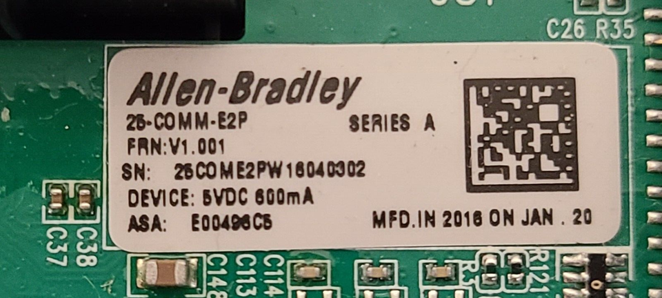 25-COMM-E2P, AB, Comm. Adaptor, EtherNet/IP to PowerFlex | eBay