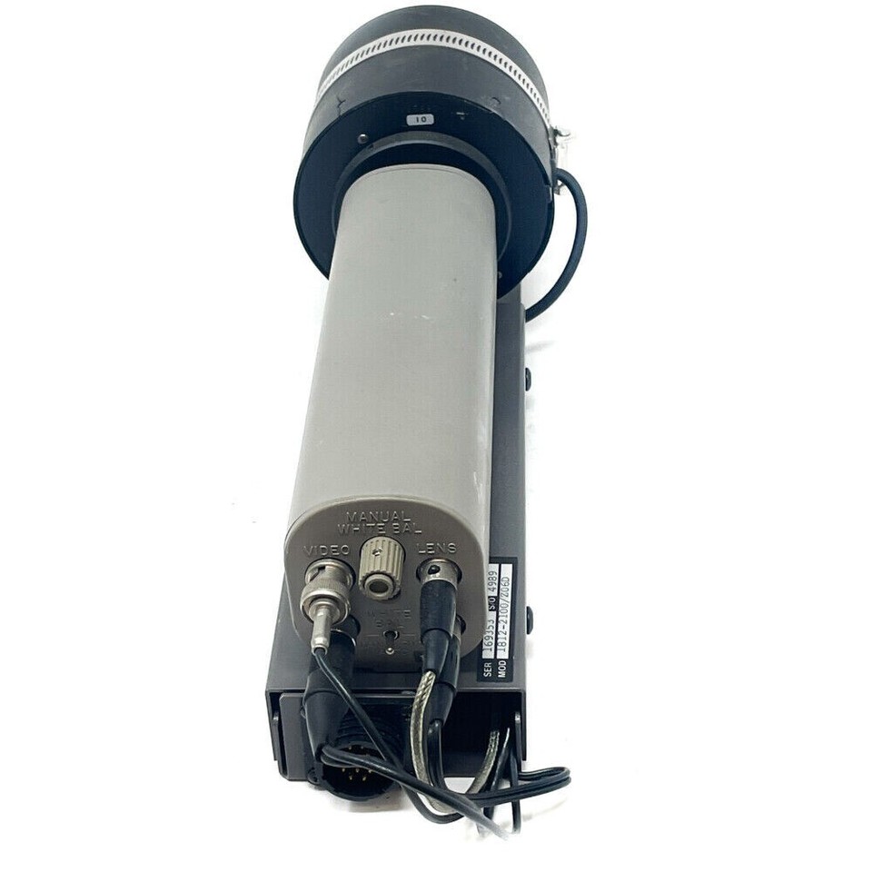 Cohu 1812 Solid State Color Camera w/ Cosmicar C6Z1218M3 12.5-75mm 1:1 ...