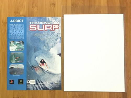 TransWorld Surf PS2 Playstation 2 2002 Vintage Print Ad/Poster Tony ...