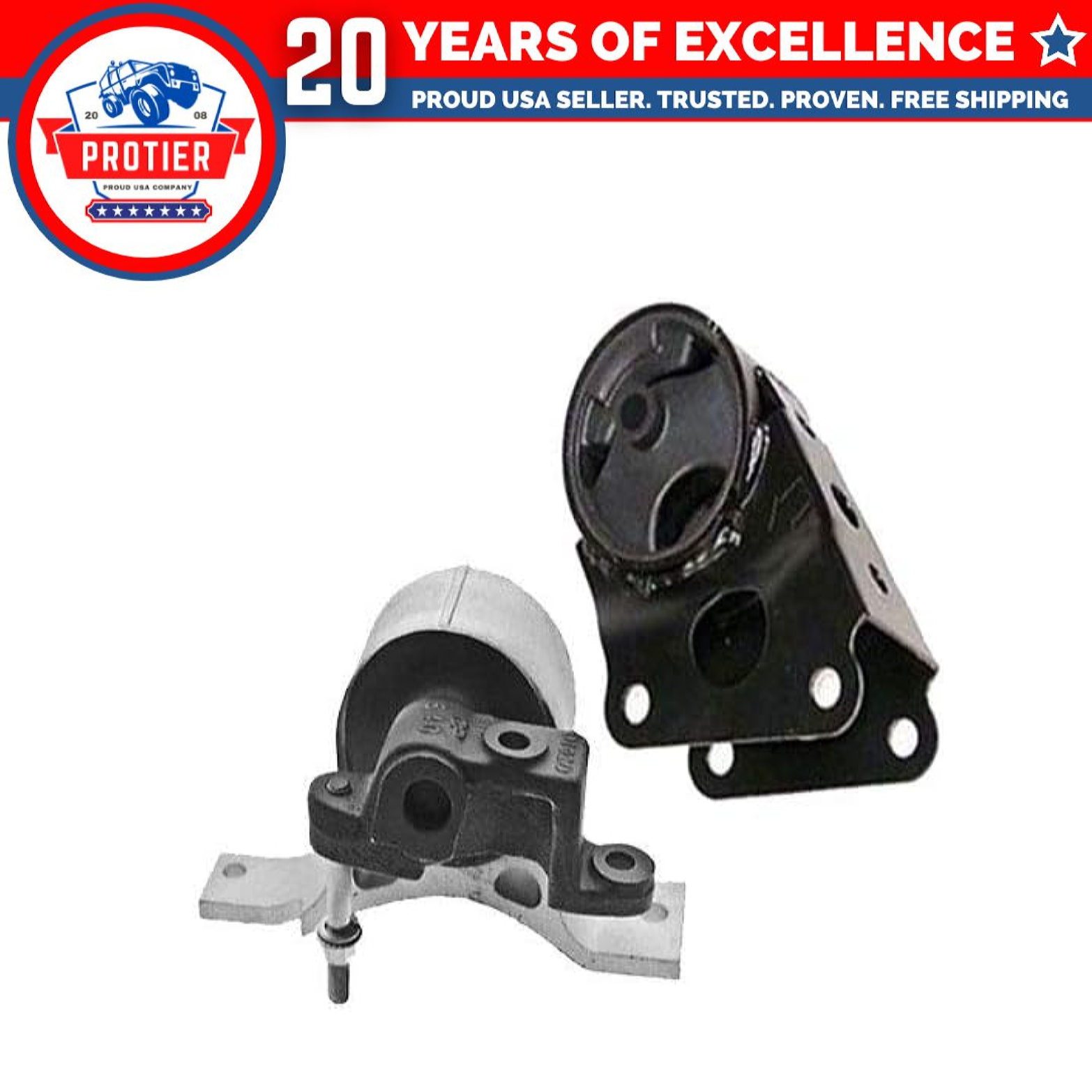 Fits 2002-2003 Nissan Altima 3.5L Front Engine Motor Mount 2PCS : A7349 ...