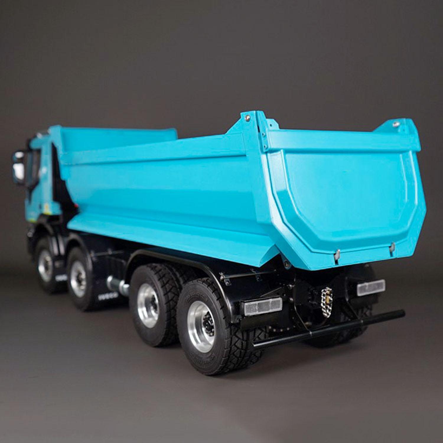 1/14 Hydraulic RC Dump Truck Metal 8x4 2-speed Radio Control Tipper Car ...