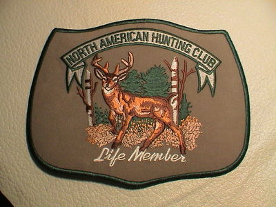 NAHC NORTH AMERICAN HUNTING CLUB LIFE MEMBER WHITETAIL DEER GUN PATCH ...