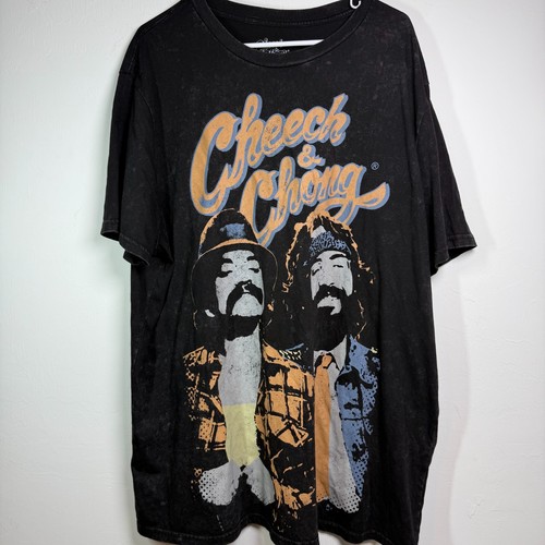 Cheech and Chong Up in Smoke Movie T Shirt New 3XL Acid Wash Long ...