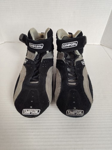 Simpson Racing Driving Shoes Mid Top Mens Size 10 | eBay