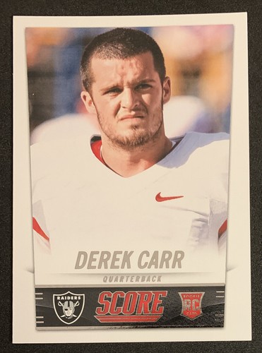 Derek Carr 2014 Panini Score Rookie Card RC #364 Qty | eBay