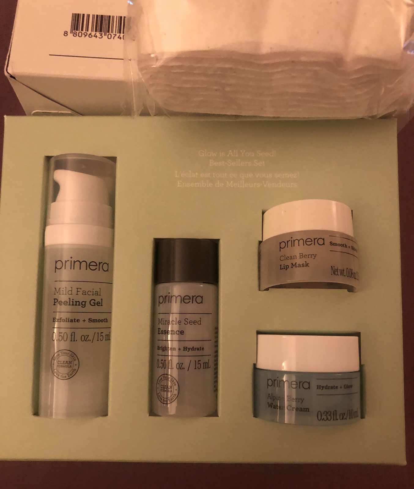 Primera Glow Is All You Seed! Best Sellers Kit 4 Piece Travel Size NIB ...