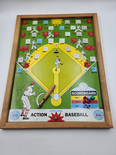 Carl Yastrzemski Action Baseball Game 1962 Vintage MLB Pressman Toy USA ...