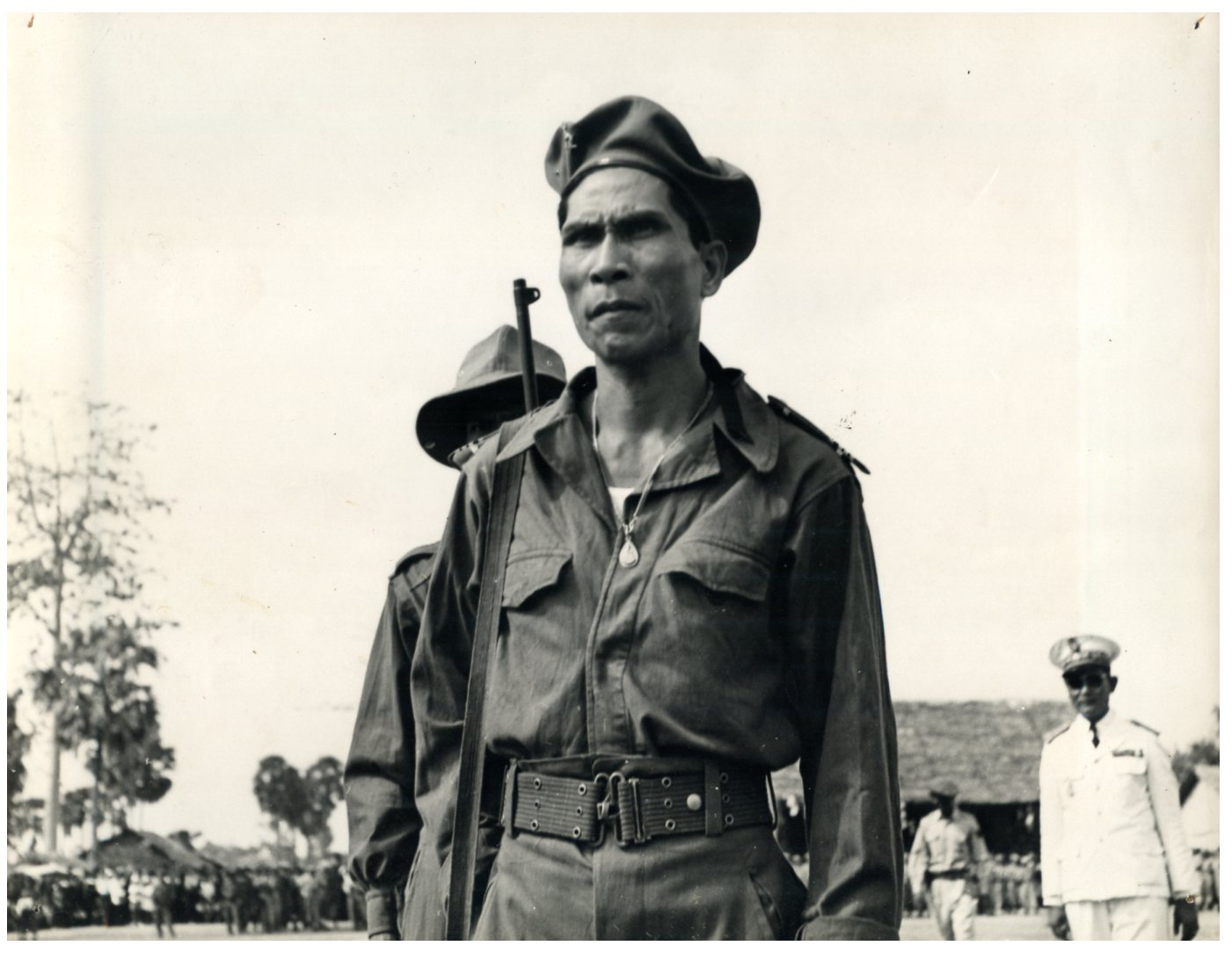 INDOCHINE KHMERS ISSARAK Puth Chhay Portrait du chef Khmer Issarak ...