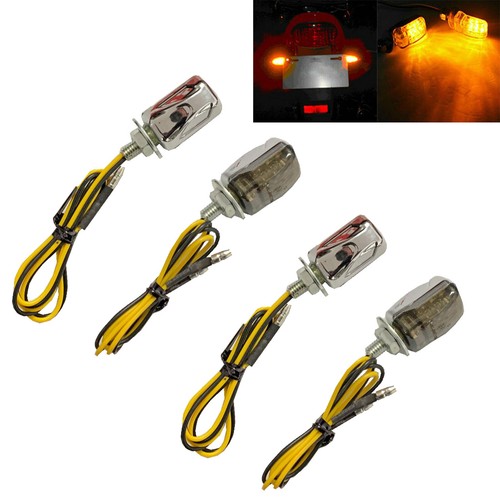 4 x 6mm LED Micro Mini Tiny Small Indicators Turn Signals Motorcycle ...