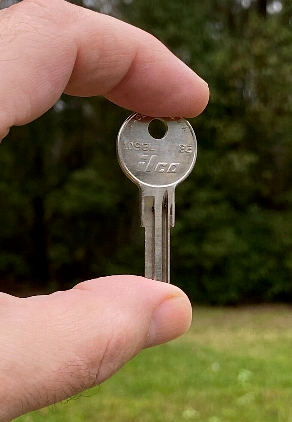 Knucklehead Panhead Ilco 1098L Blank Ignition Key Vintage Harley EL FL ...