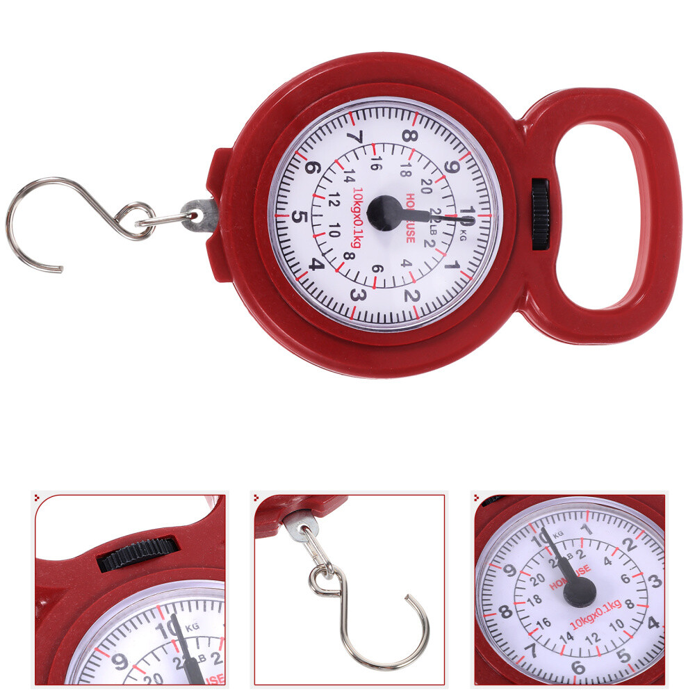 Portable Spring Scale Metal Plastic Travel Weight Farm Vegetable | eBay