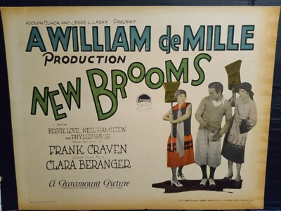 Title Card 1925 NEW BROOMS Bessie Love Neil Hamilton Phyllis Haver ...
