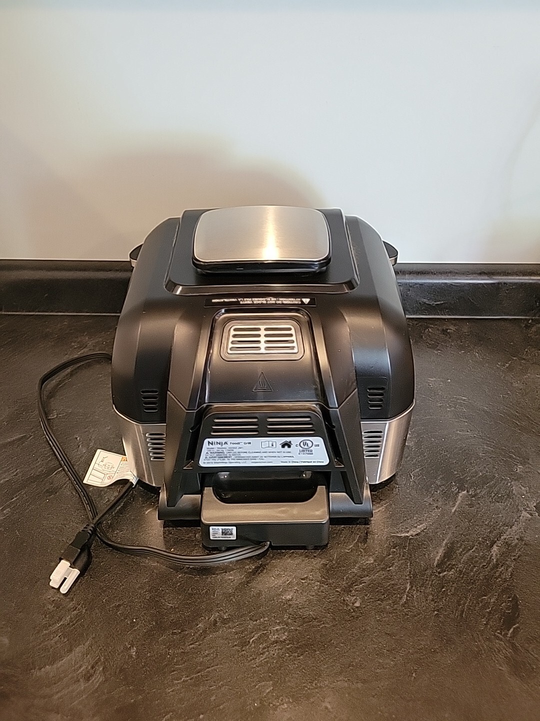 Ninja Foodi Indoor GRILL Integrated Smart Probe 4-Quart Air Fryer Roast ...