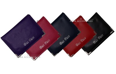 Travel Bus Train Pass Holder Oyster ID Credit Card Soft Leather Slim ...