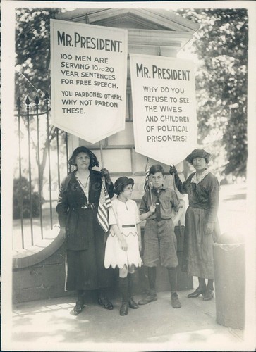 1922 Children Political Prisoners Picket White House Stanley Clark ...