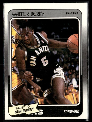 1988-89 Fleer Walter Berry Rookie NRMT/MT Set Break #102 | eBay