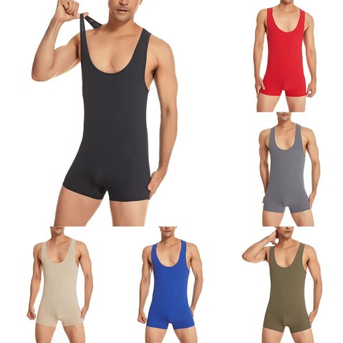 Men's Stretchy Athletic Bodysuit Lightweight and Flexible for Maximum ...