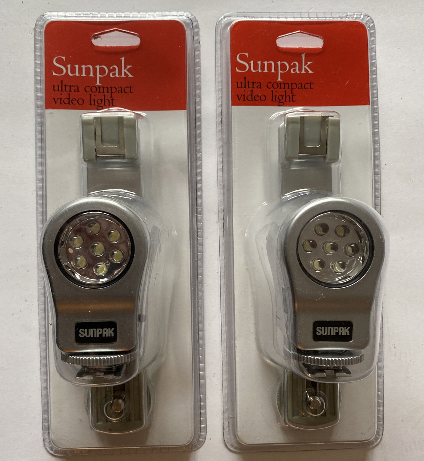 Lot Of 2 Sunpak UC-VL.. Sunpak Compact Vdeo light or cameras and ...