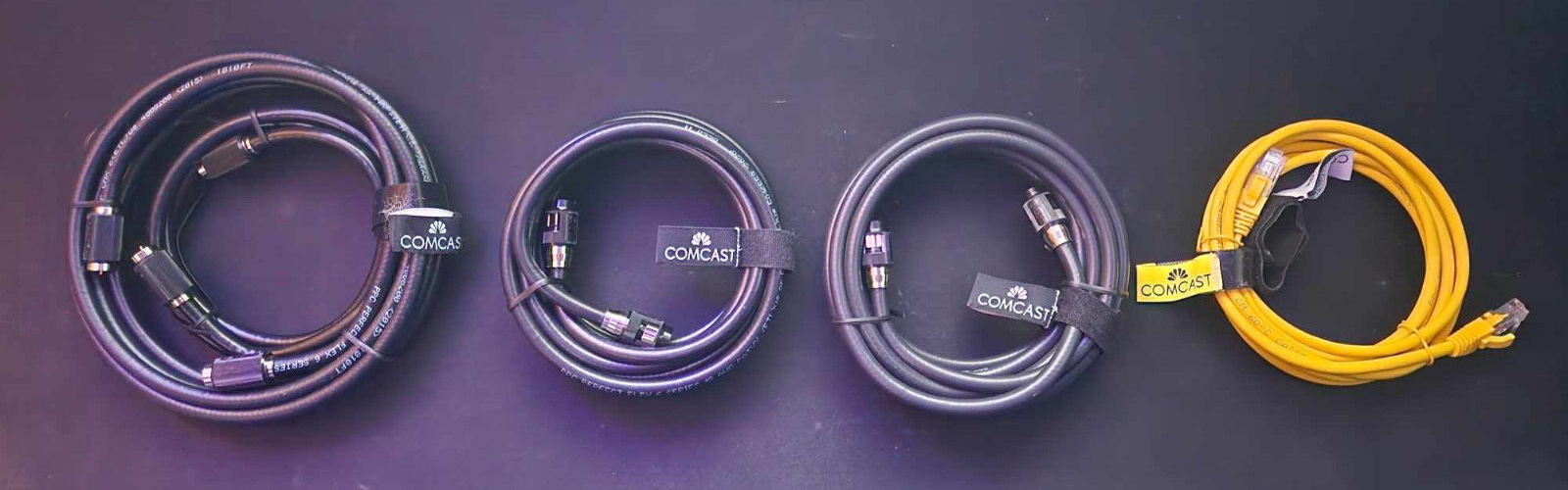 NEW! Comcast Xfinity Coax & Ethernet Cable LOT TV Box Coaxial CAT5E ...