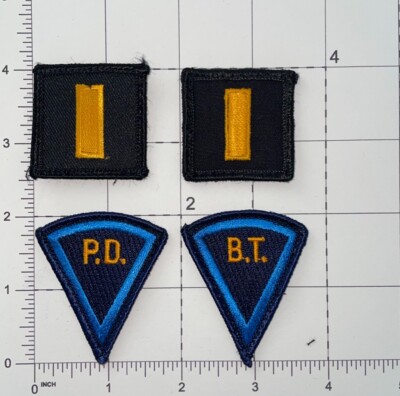 Collar Ranks Police Badge Lot of 4 Used A1205 | eBay