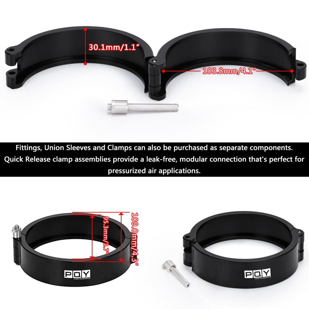 Quick Release Pipe Clamps And Brackets Round Duct Connector 8 60cm