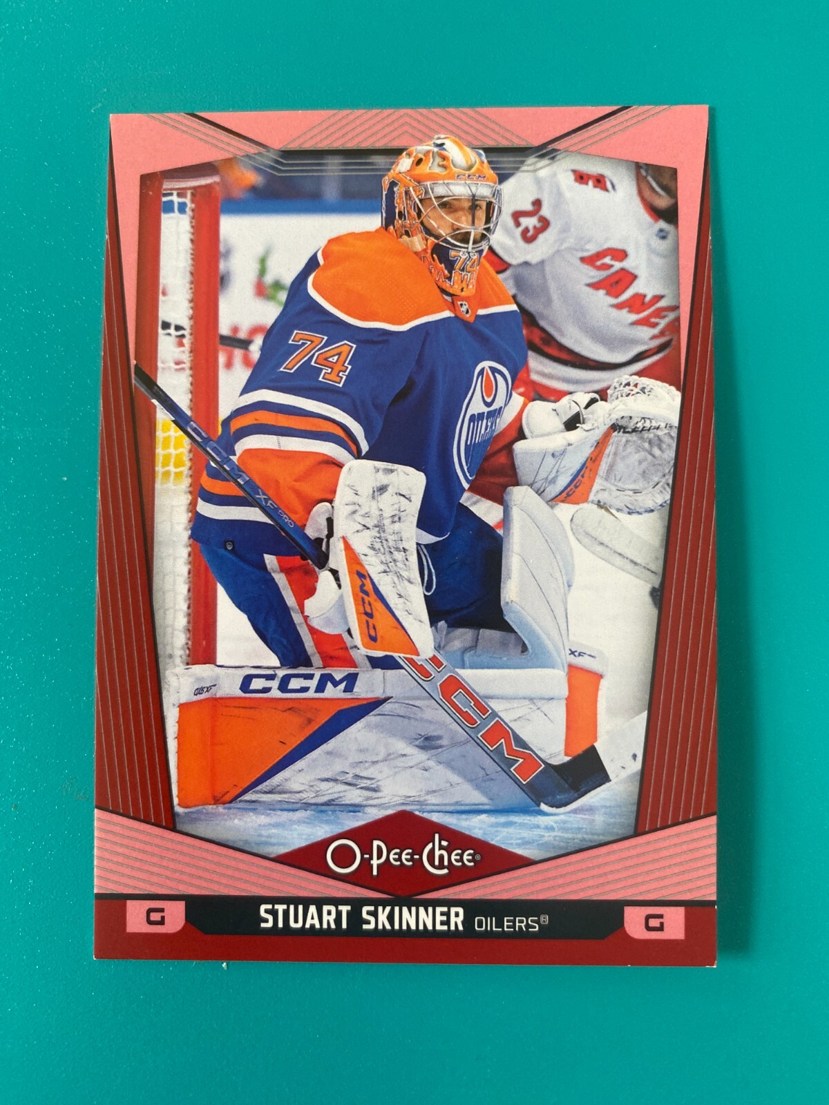 2024-25 O Pee Chee Red Border 1 of 1 Blank Back Stuart Skinner #331 | eBay