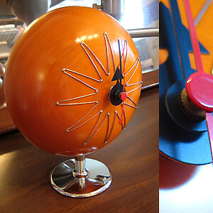 George Nelson Pill Clock Made for Wood Mid Century 150x200mm Japan ...