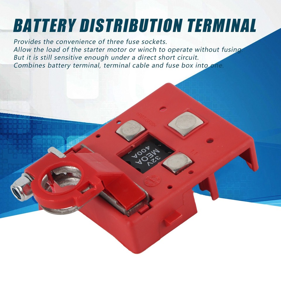 32V 400A Battery Distribution Terminal Fused Connector Post For Car ...