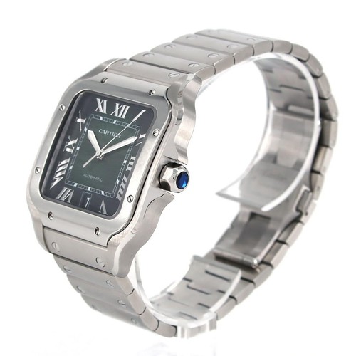 Authentic Cartier Santos de Cartier LM WSSA0062 SS Automatic #260-007 ...