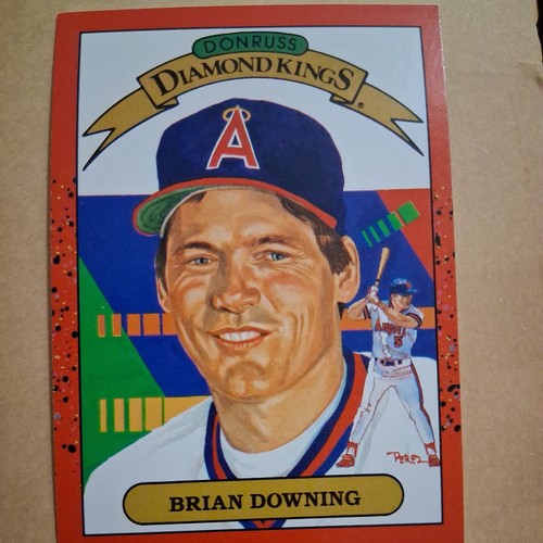1990 Donruss Brian Downing Diamond Kings #10 RARE “1989 Error on back” | eBay