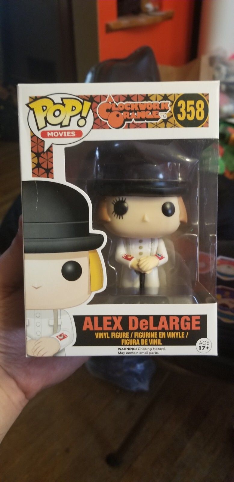 NEW Funko Pop Movies A Clockwork Orange Alex DeLarge Vaulted Has Crease ...