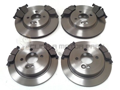MINI ONE + COOPER + COOPER S R50 R53 FRONT & REAR BRAKE DISCS & MINTEX ...