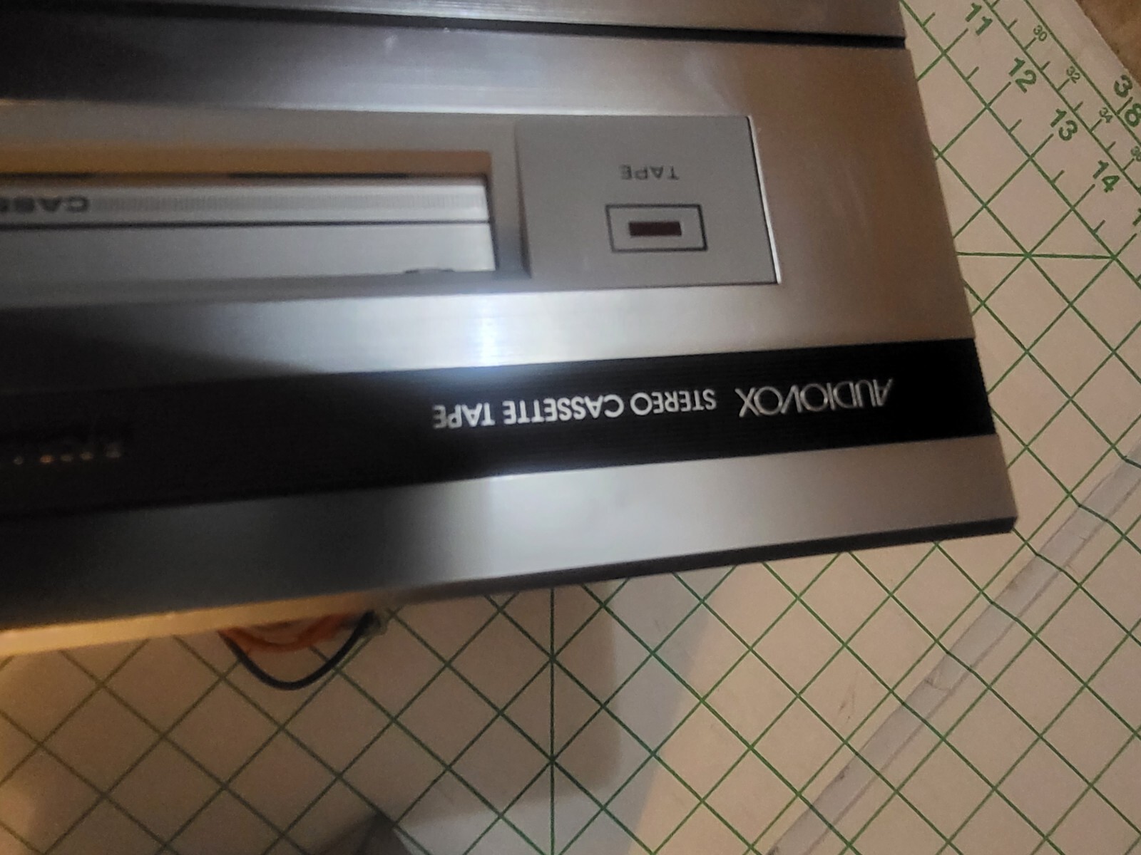 Vtg Audiovox SPS Cassette Tape Player Car Stereo Radio In-Dash RVM-0R1 ...
