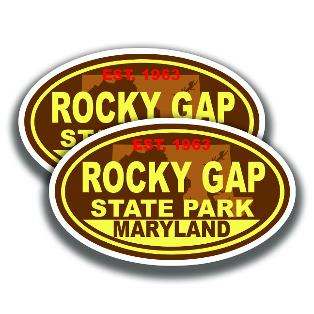 ROCKY GAP STATE PARK DECAL 2 Stickers Maryland Bogo Car Window | eBay