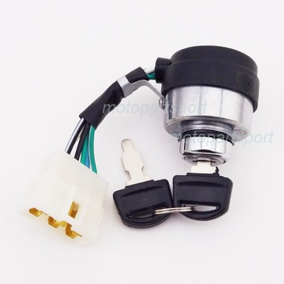 6 wire On Off Ignition Key Switch For 5KW 6KW 7KW Chinese Generator ...