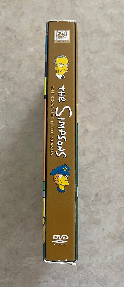 The Simpsons Season 10 Tenth Collector's Edition Set DVD With Book ...