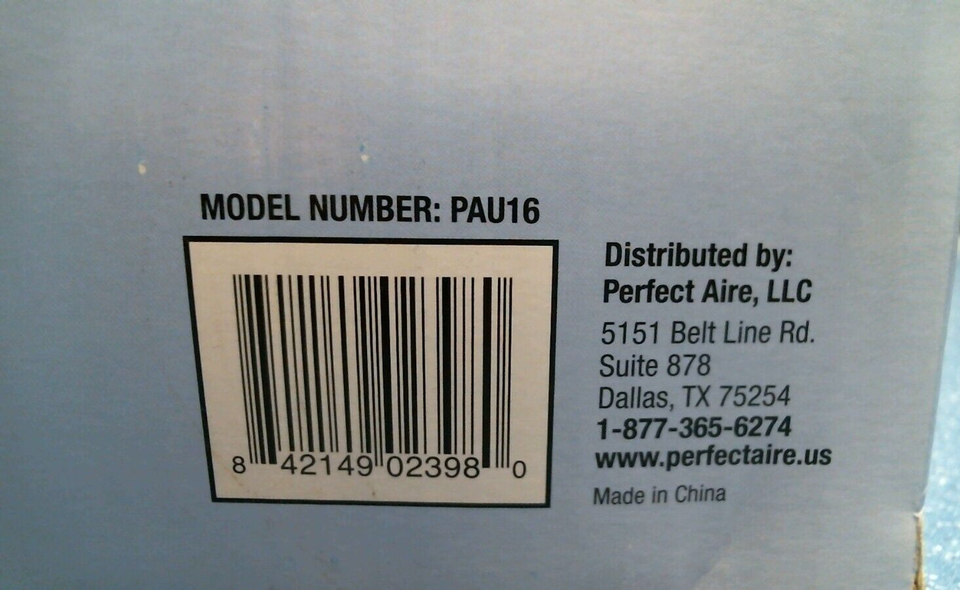 Perfect Aire Ultrasonic Cool Mist Humidifier (PAU16) | eBay