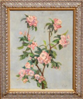 Adela Smith Lintelmann, Untitled 15 - Pink Flowers, Oil on Canvas | eBay