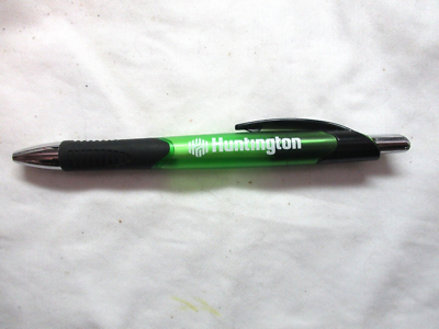 Huntington Bank Welcome Promo Free Give Away Advertisement Green ...