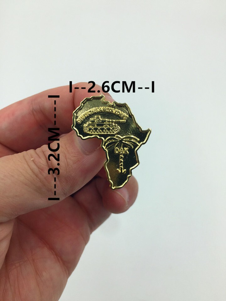 WWII GERMAN DAK AFRIKA KORPS PALM TREE PIN BADGE | eBay