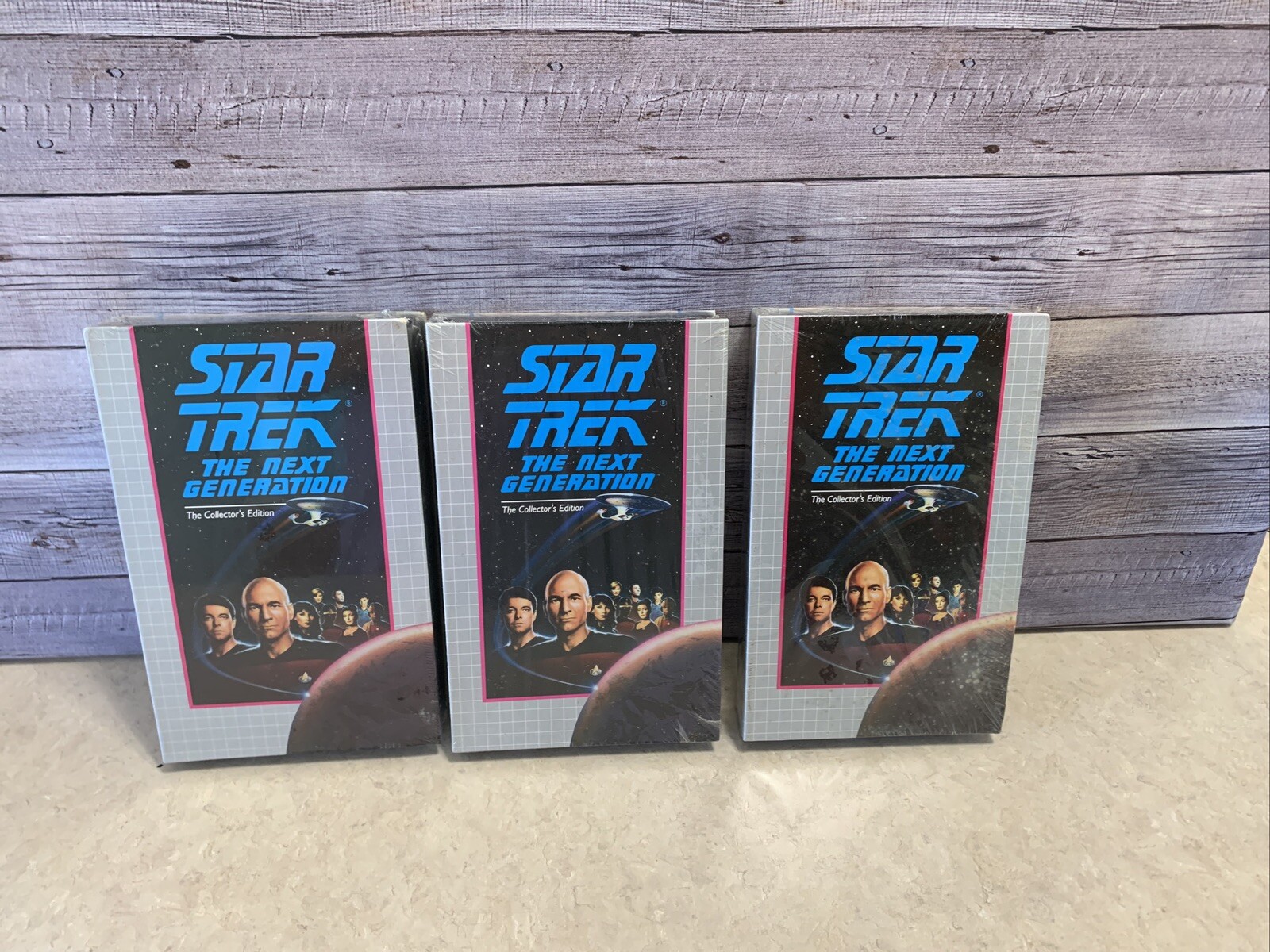 Star Trek The Next Generation VHS Lot of 3, The Collectors Edition NEW ...