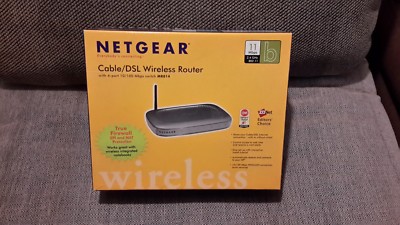 Netgear MR814 11 Mbps 4-Port 10/100 Wireless B Router 606449024524| eBay