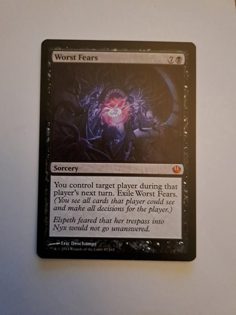 MTG Worst Fears Journey into Nyx 87/165 Foil Mythic for sale online | eBay