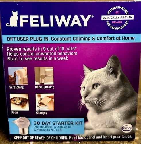 Feliway 2-Pack of Plug-in Calming Diffuser for Cat Starter Kit for sale ...