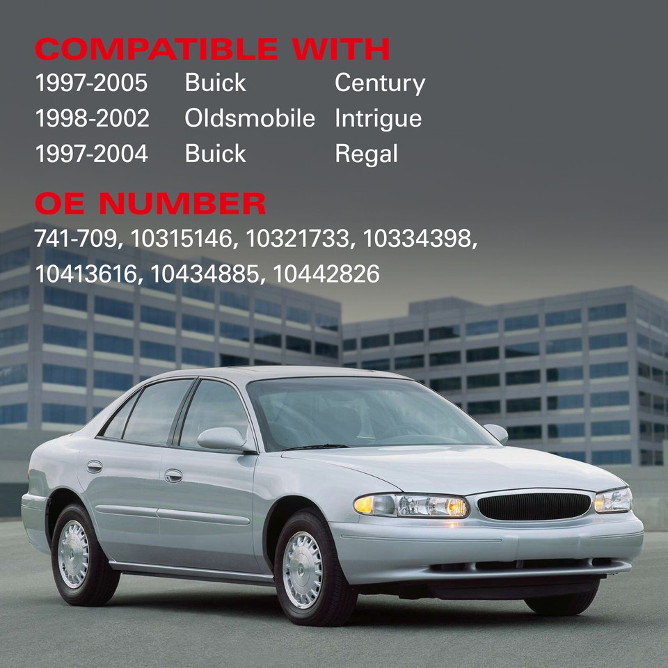 Rear Right Power Window Regulator With Motor for Buick Oldsmobile ...